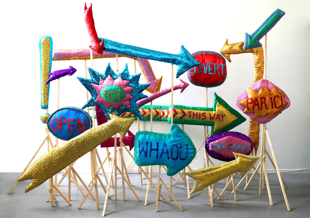 Emilie Faïf, scénographe plasticienne, sculpture textile éco ...