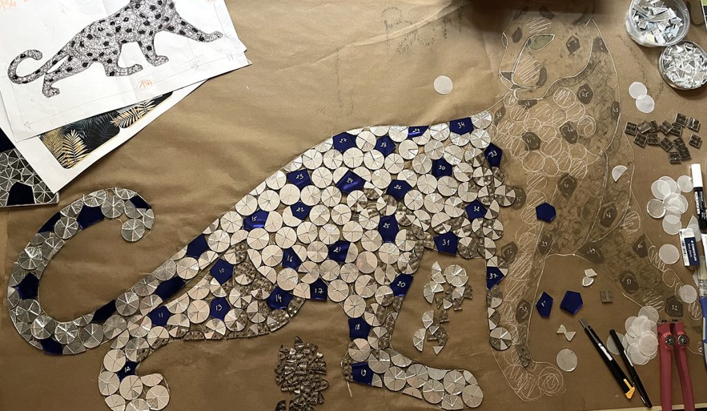 Mathilde Jonquière, artist, bespoke contemporary mosaic, French savoir ...