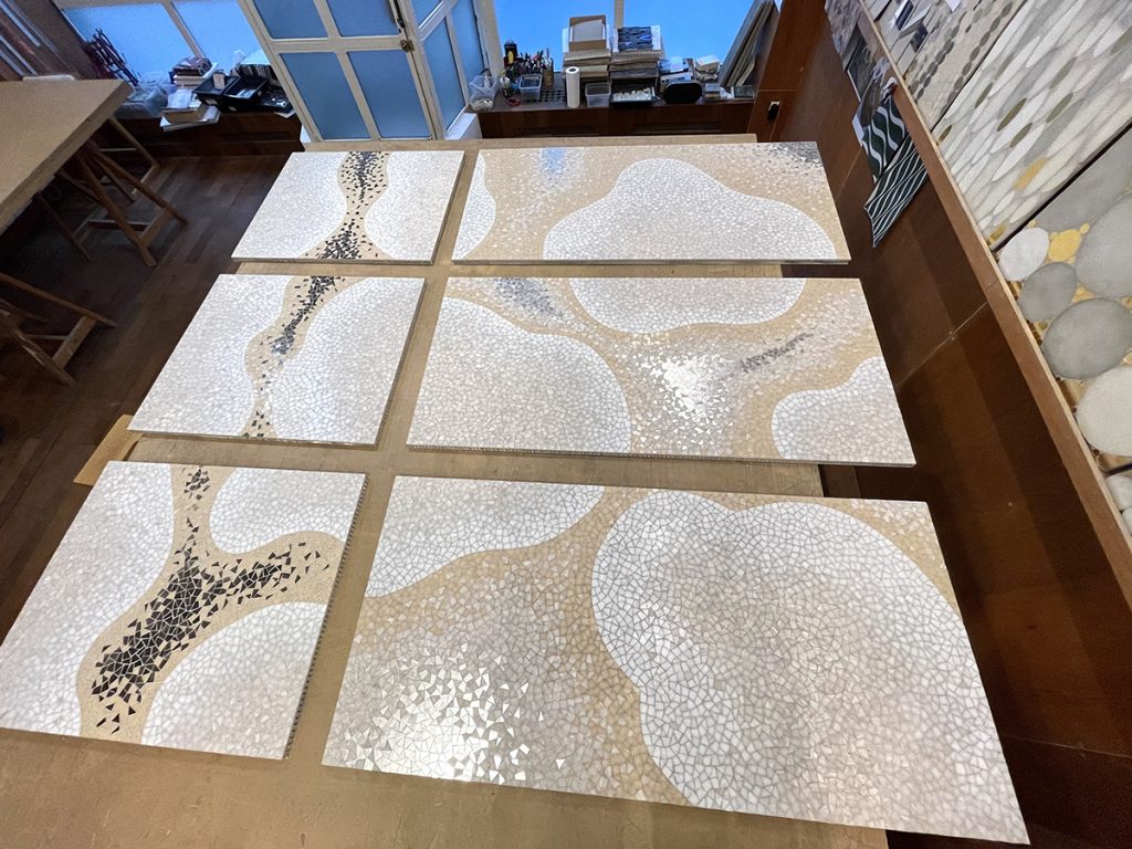 Mathilde Jonquière, artist, bespoke contemporary mosaic, French savoir ...