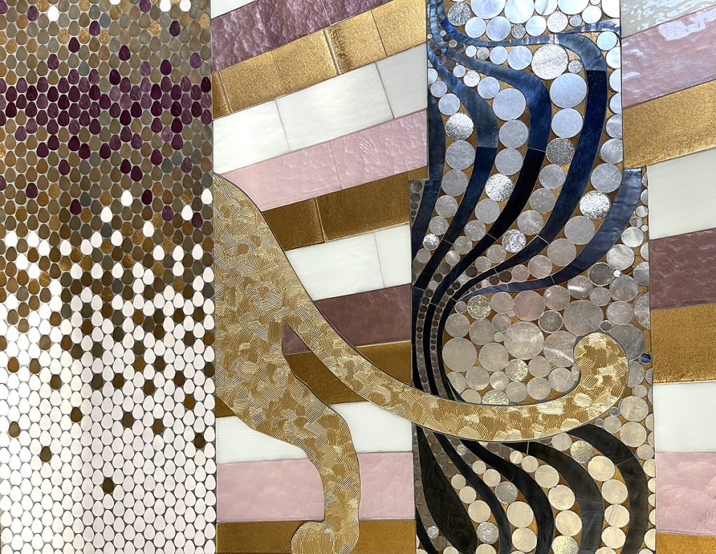 Mathilde Jonquière, artist, bespoke contemporary mosaic, French savoir ...
