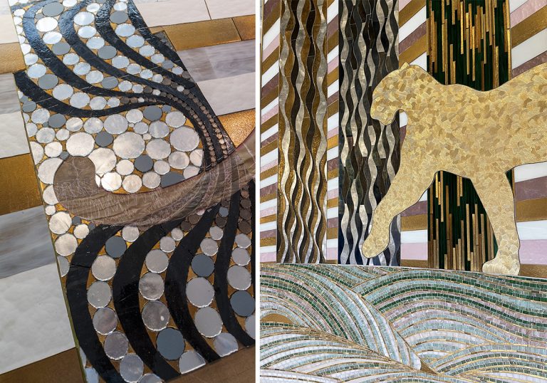 Mathilde Jonquière, artist, bespoke contemporary mosaic, French savoir ...