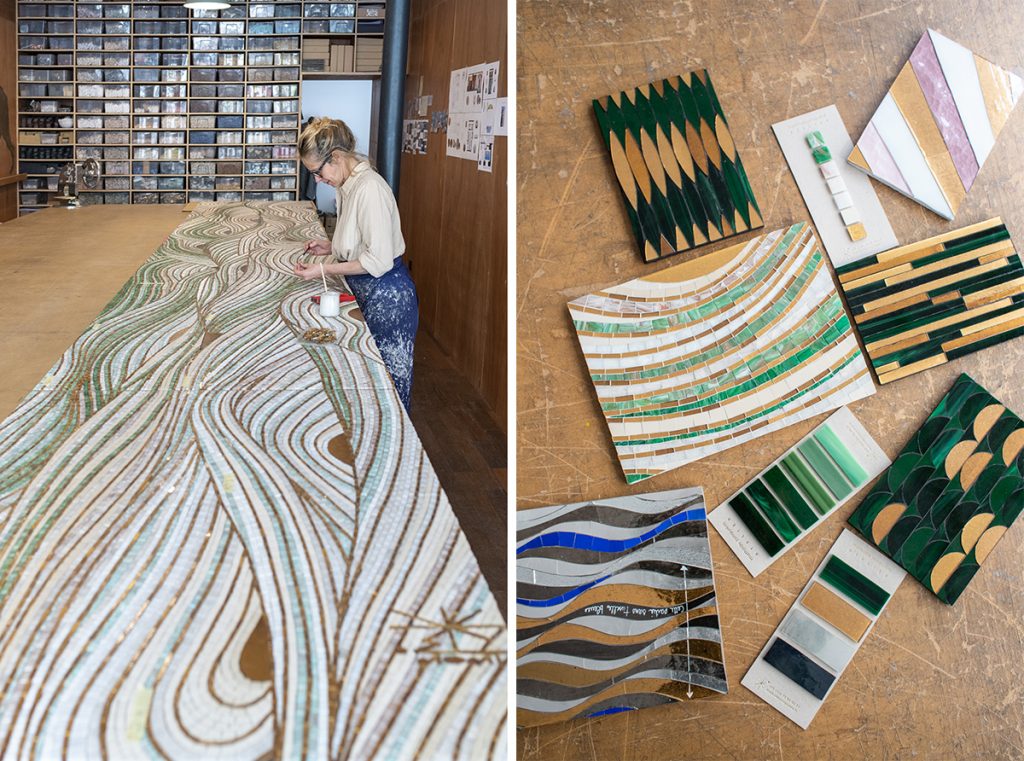 Mathilde Jonquière, artist, bespoke contemporary mosaic, French savoir ...