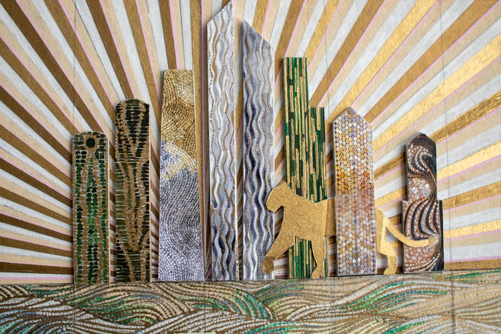 Mathilde Jonquière, artist, bespoke contemporary mosaic, French savoir ...