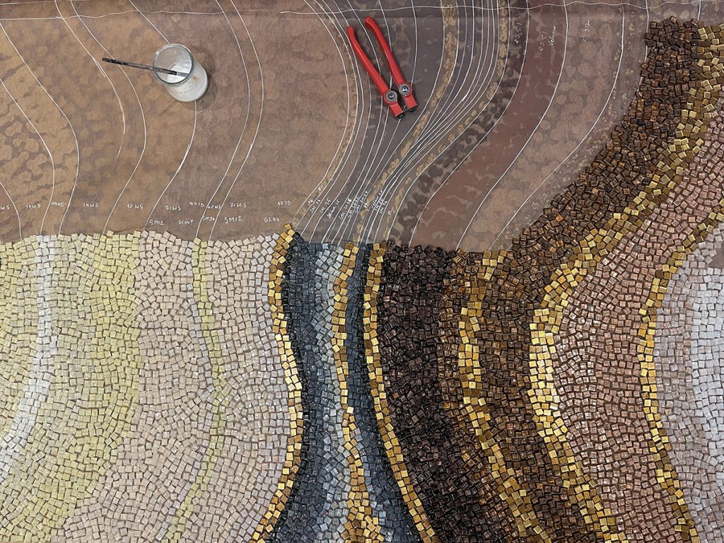 Mathilde Jonquière, artist, bespoke contemporary mosaic, French savoir ...