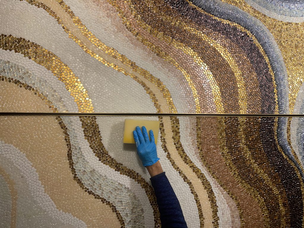 Mathilde Jonquière, artist, bespoke contemporary mosaic, French savoir ...